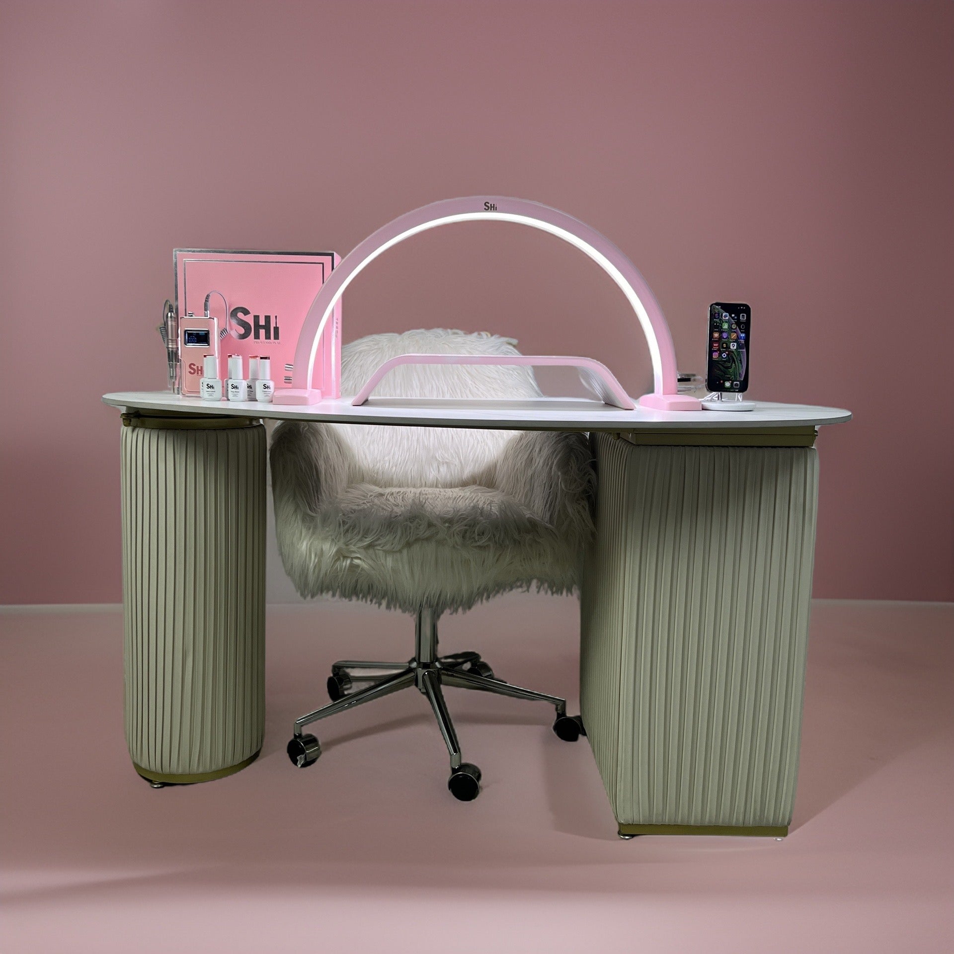 Half Moon Arc LED Desk Lamp Pro – Shi Professionals